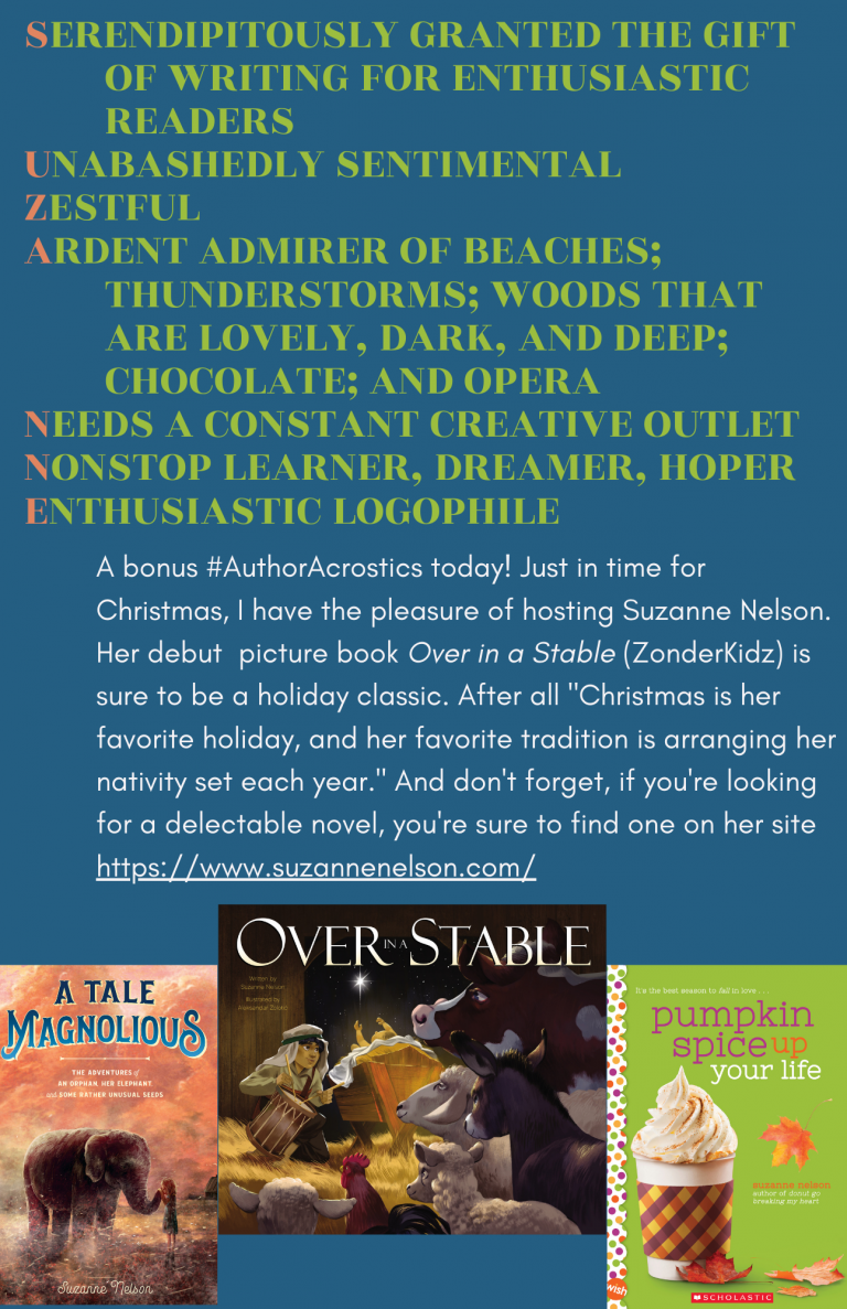 Author Acrostics with Suzanne Nelson – Nancy Tupper Ling